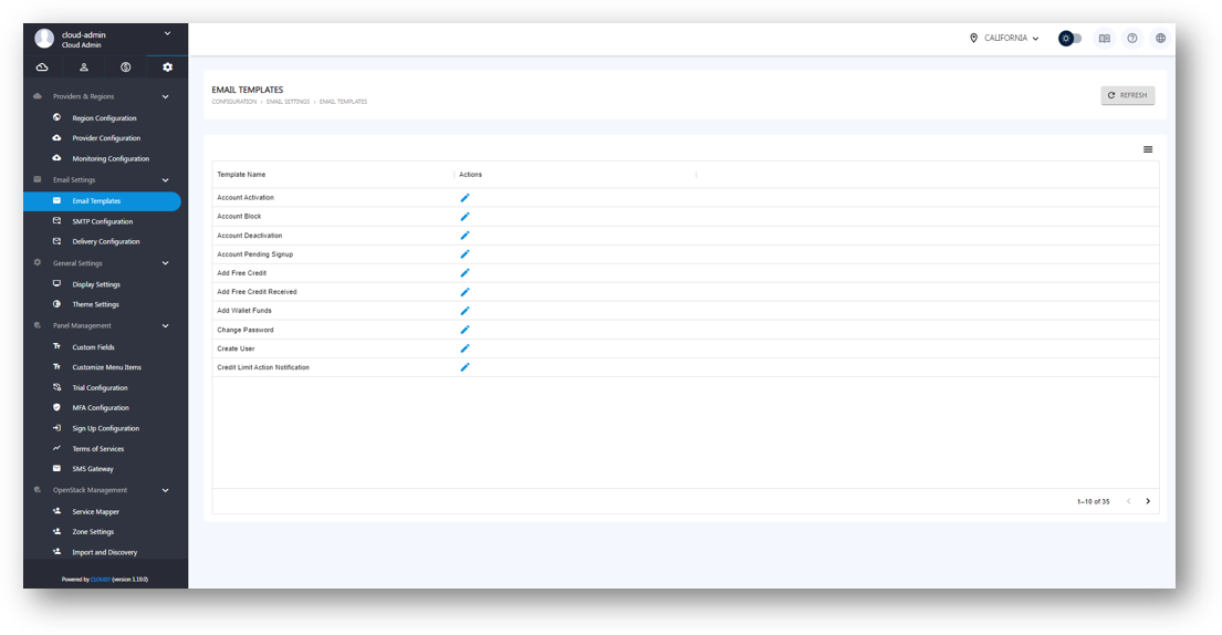 Email Settings - QCloud