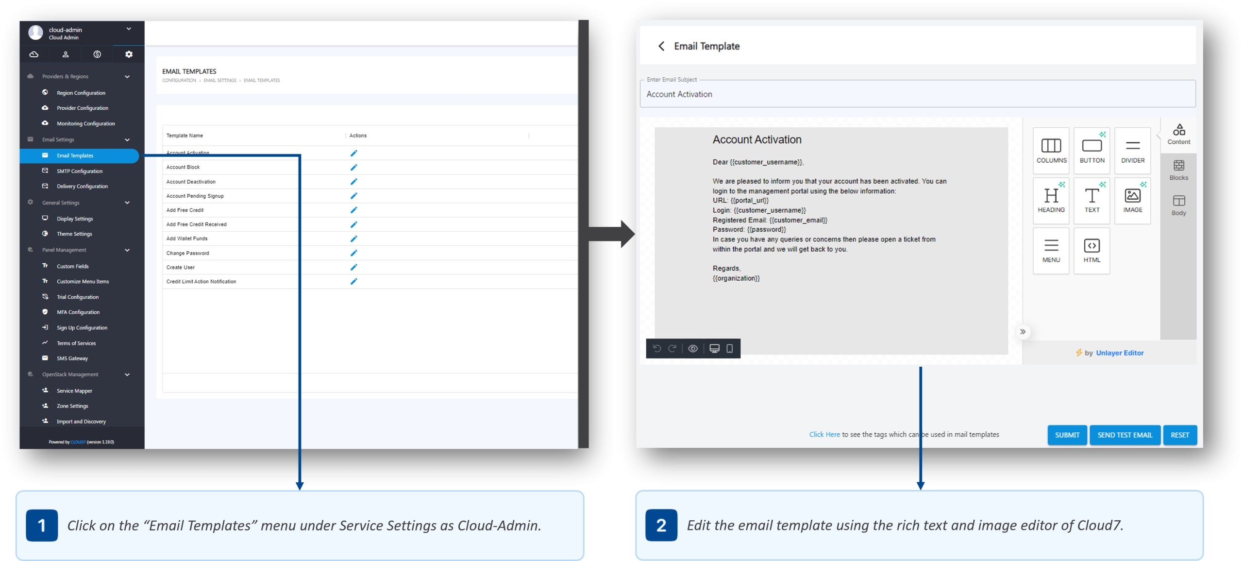 Email Settings - QCloud