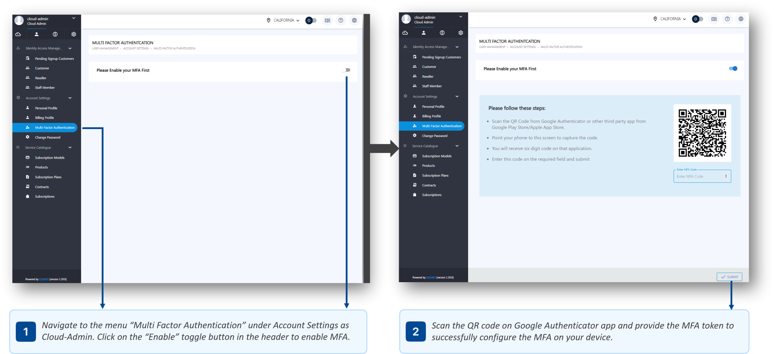 Account Settings - QCloud Documentation