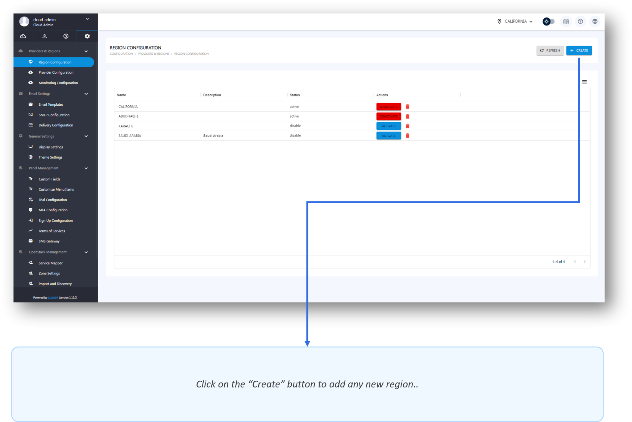 Providers & Regions - QCloud Documentation